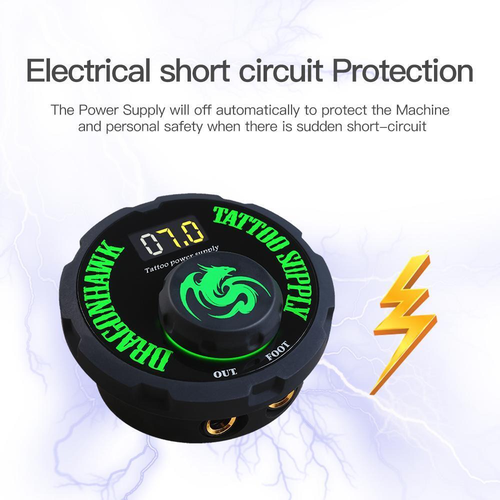 Professional Tattoo Machine Dragonhawk Pen 2 Wireless Batteries 20 ...